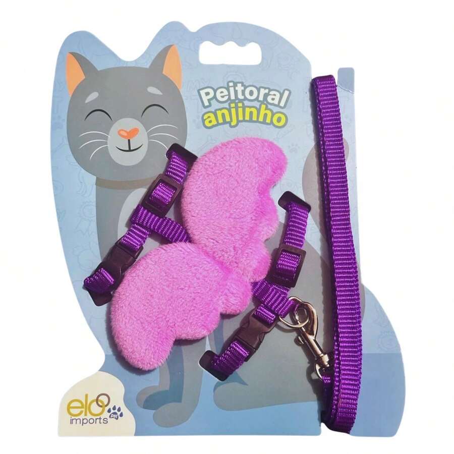 Chest Guide Collar Adjustable Strap Angel Wings For Cats Pets Dogs ...