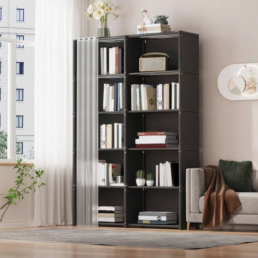 1pc Multi-Layer Easy-To-Assemble Book Storage Rack, Household Simple ...