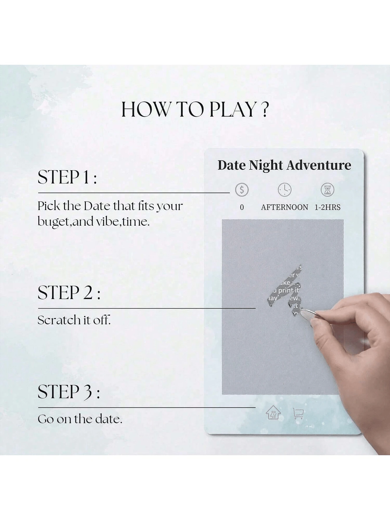 40 Date Night Ideas For Couple,Adventurous Scratch-Off Cards For Couple ...