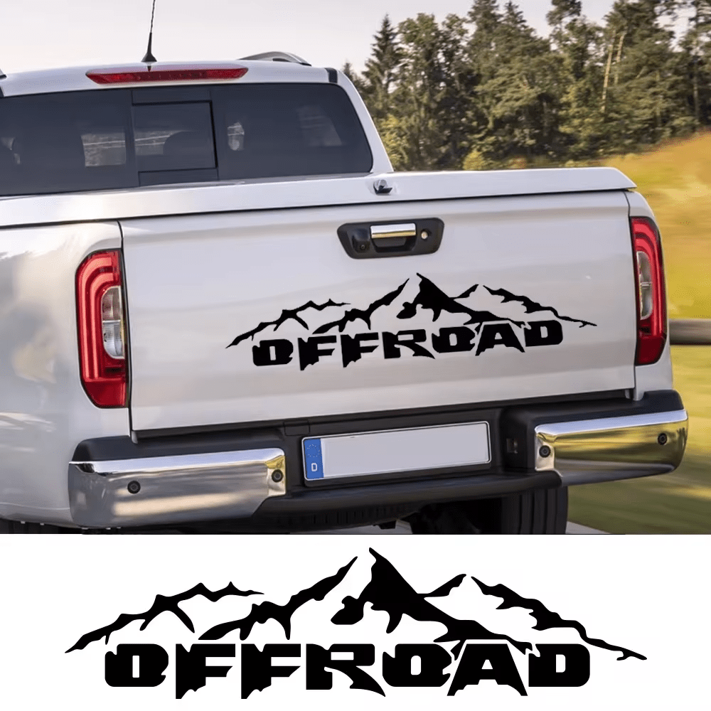 Creative 4x4 Off Road Sticker Car Pickup Truck Vinyl Graphics Mountain ...