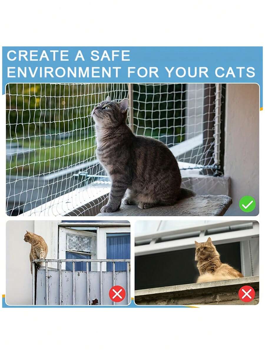 Pet Balcony Fence Net, Safety Protective Net, Cat Escape-Proof Net ...