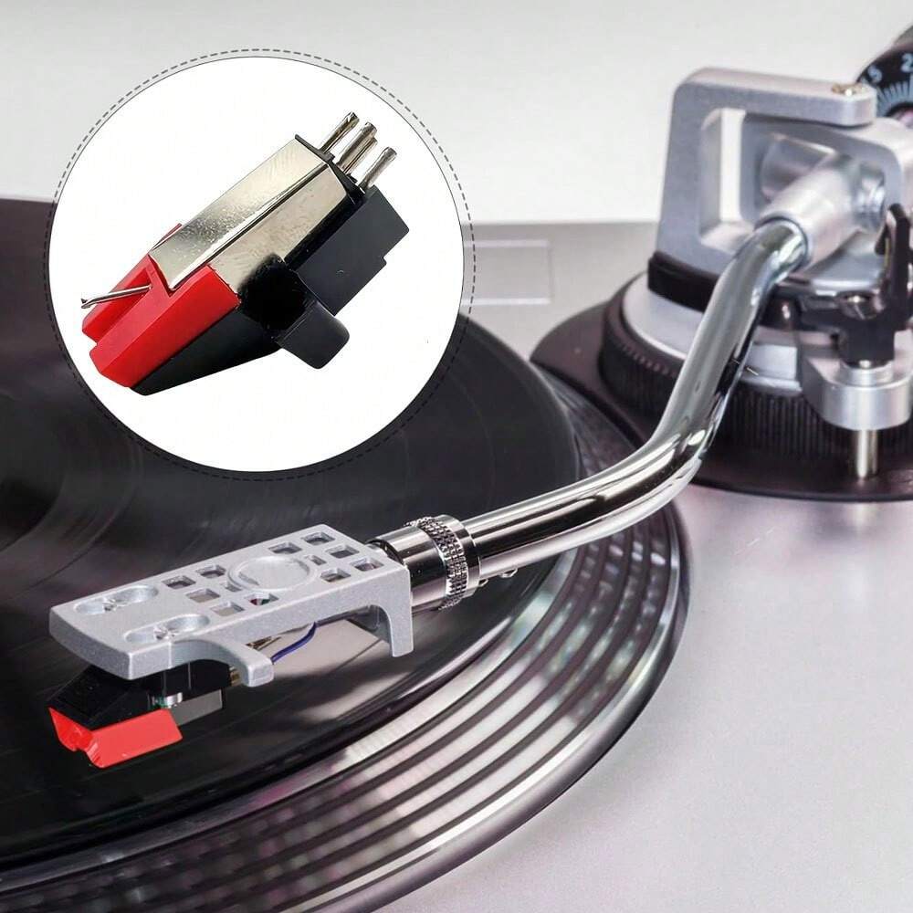 Cartucho de tocadiscos magnético dinámico con puntilla de rubí y ...