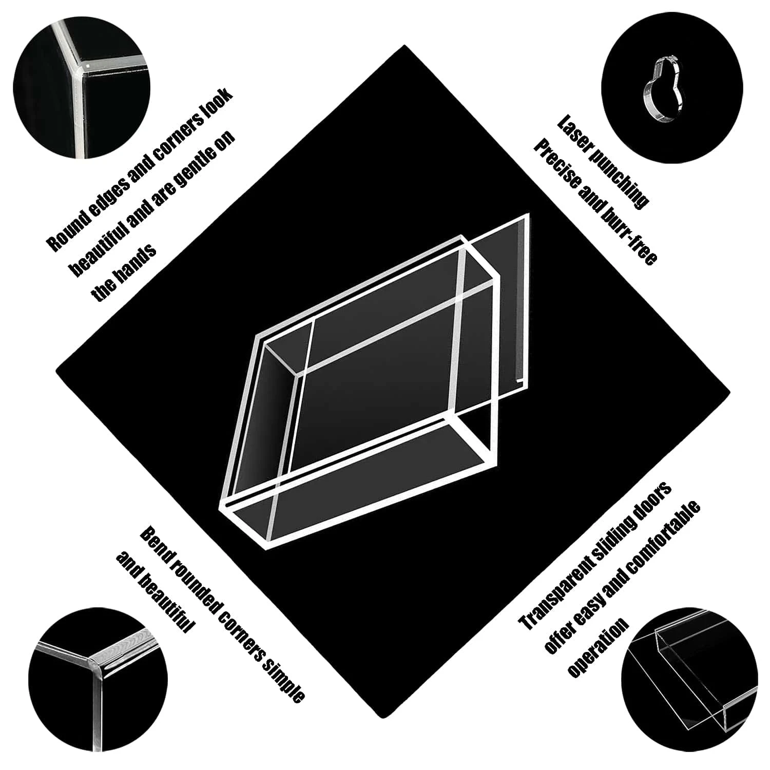 Clear Acrylic Tray - Small Acrylic Trays For Display, Acrylic Display ...
