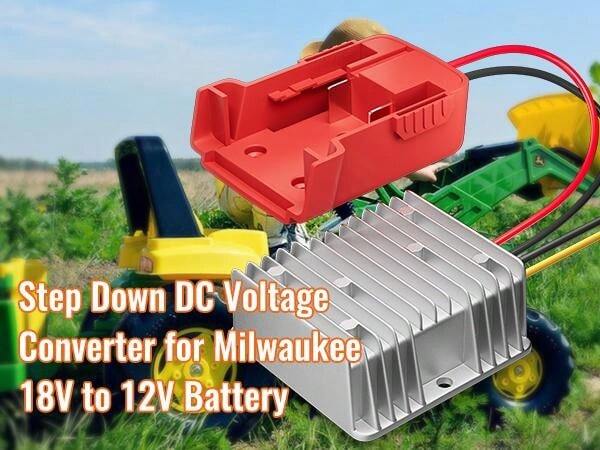 1pc 18V To 12V Step Down Converter For Milwaukee M18 Power Wheel ...
