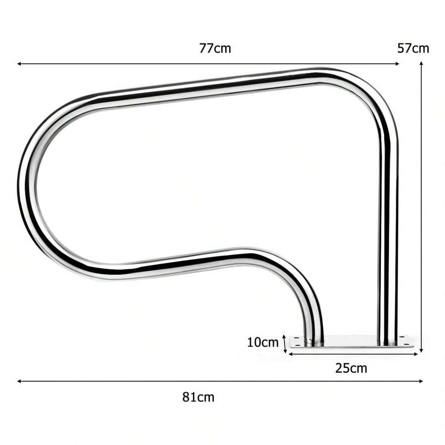 Pool Grab Bar, Stainless Steel Swimming Pool Handrail, Safety Railing ...