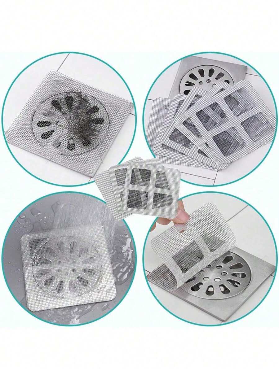 Premium Disposable Sewer Filters, Effective Hair Blocker & Bug-Proof ...