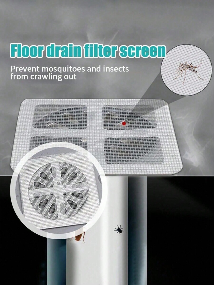 Premium Disposable Sewer Filters, Effective Hair Blocker & Bug-Proof ...