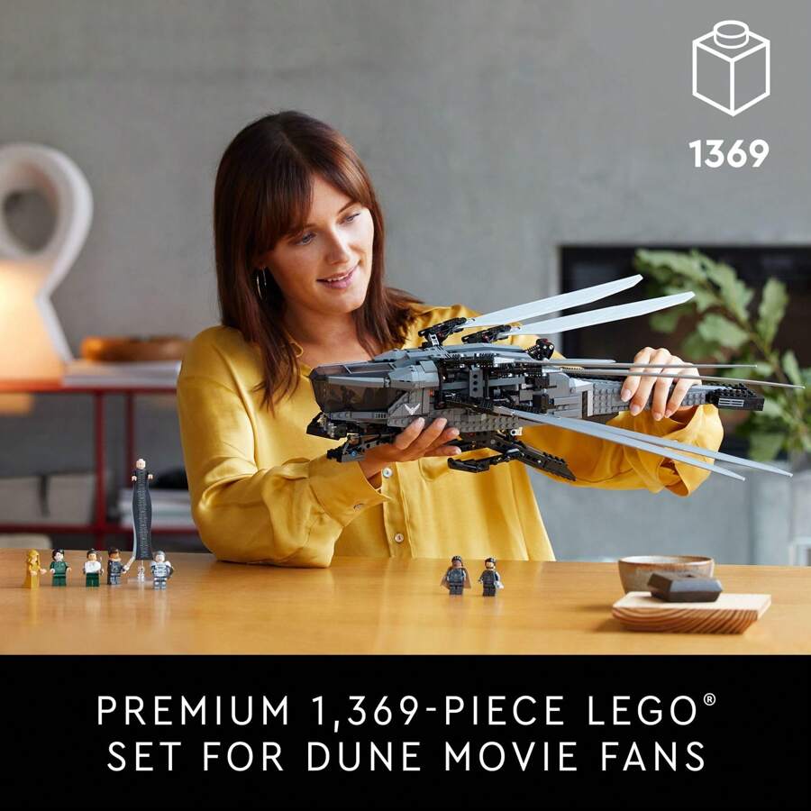 LEGO Icons Dune Atreides Royal Ornithopter 10327, Collectible Dune ...