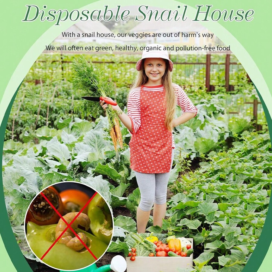 Insect Snail Trap Bag 20 Pcs, Slug Slug Garden Vegetable Field Bait ...