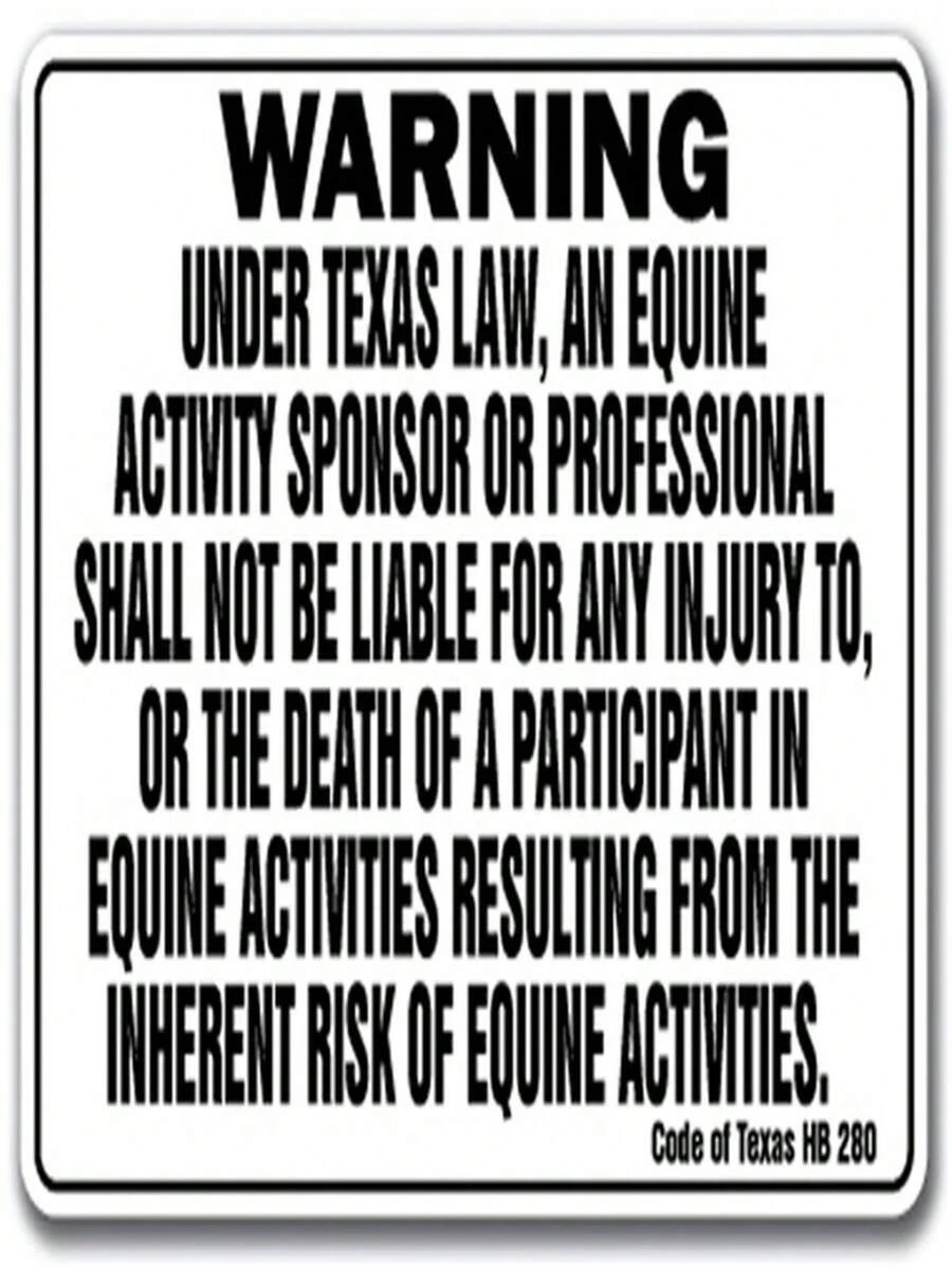 Unbeatablesale SignMission WS-A-1014-Texas Texas Equine Sign For ...