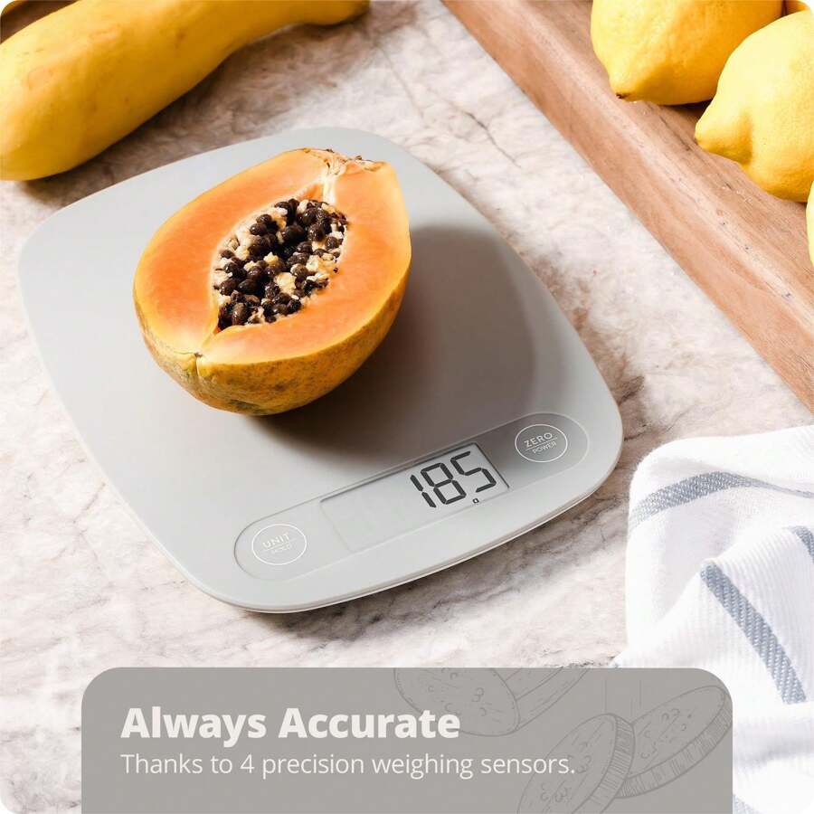 Digital Kitchen Scale - Cooking, Baking, Meal And Food Prep Scale ...