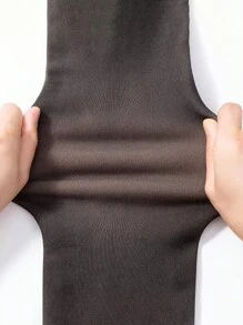 1pc Women's Plus Size Sheer Opaque Tights, Thick Warm Stirrup Pantyhose ...