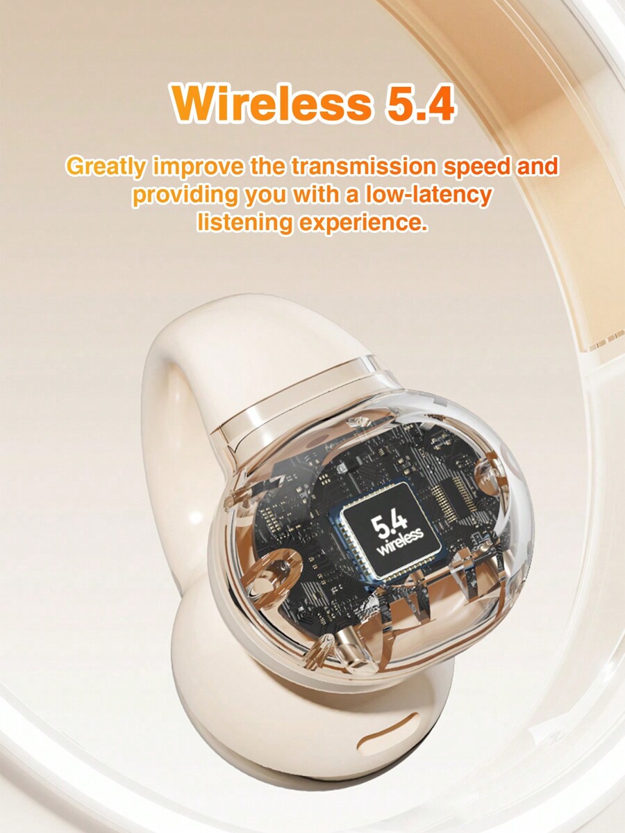 Écouteurs sans fil Genai, écouteurs à conduction osseuse à oreille ...