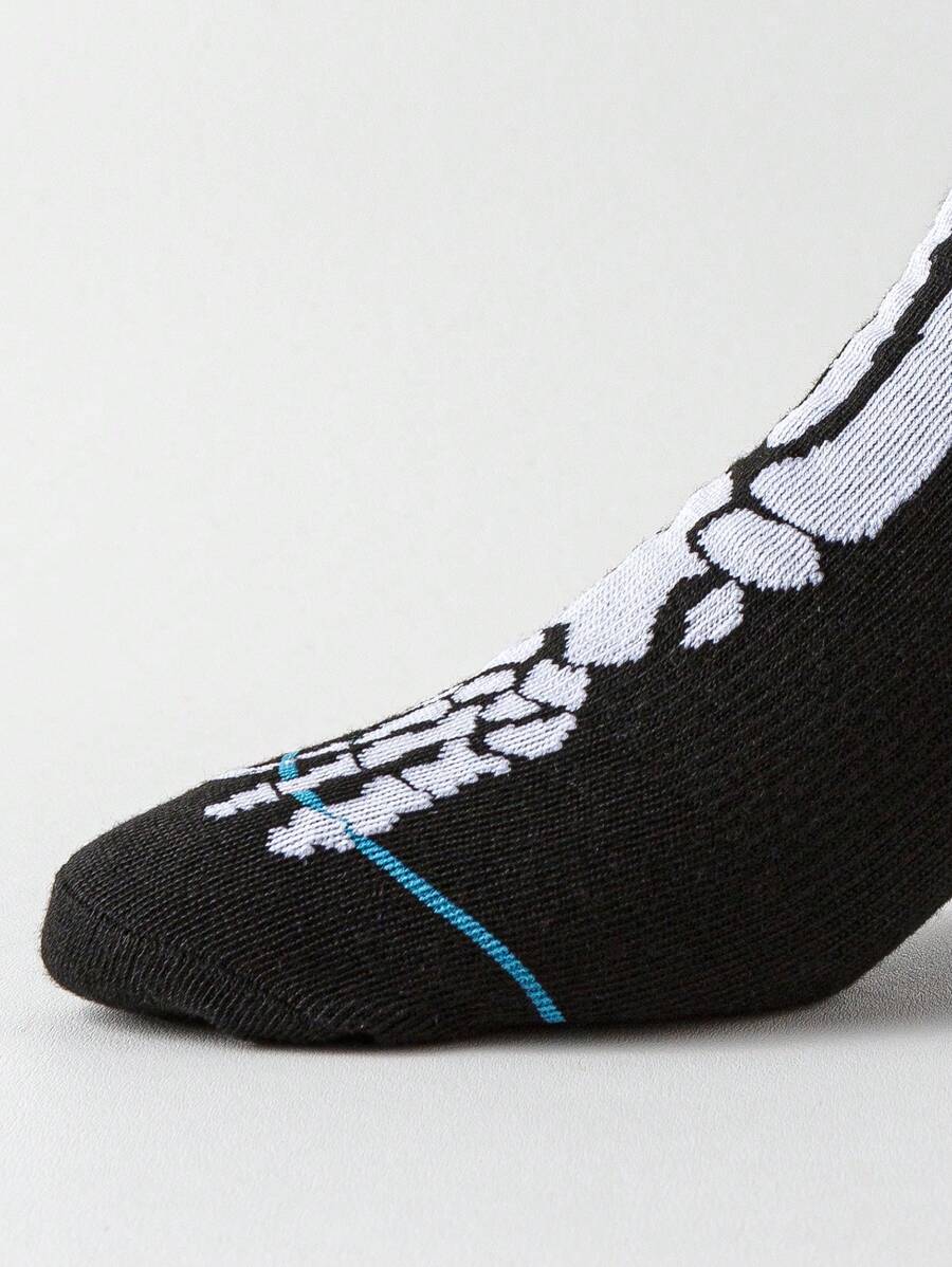 1Pair Men Women Tube Socks Skull Designer Novelty Funny Socks Street ...