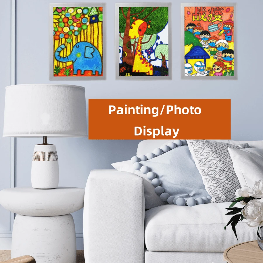 Magnetic A4 Paper Frame, Wall Mounted Photo Display Poster Hanger, DIY ...