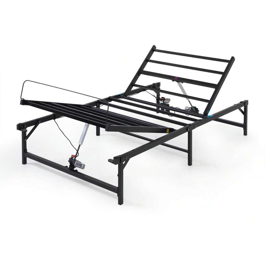 Twin XL Electric Adjustable Bed Frame, Bed Base With Wired Remote ...