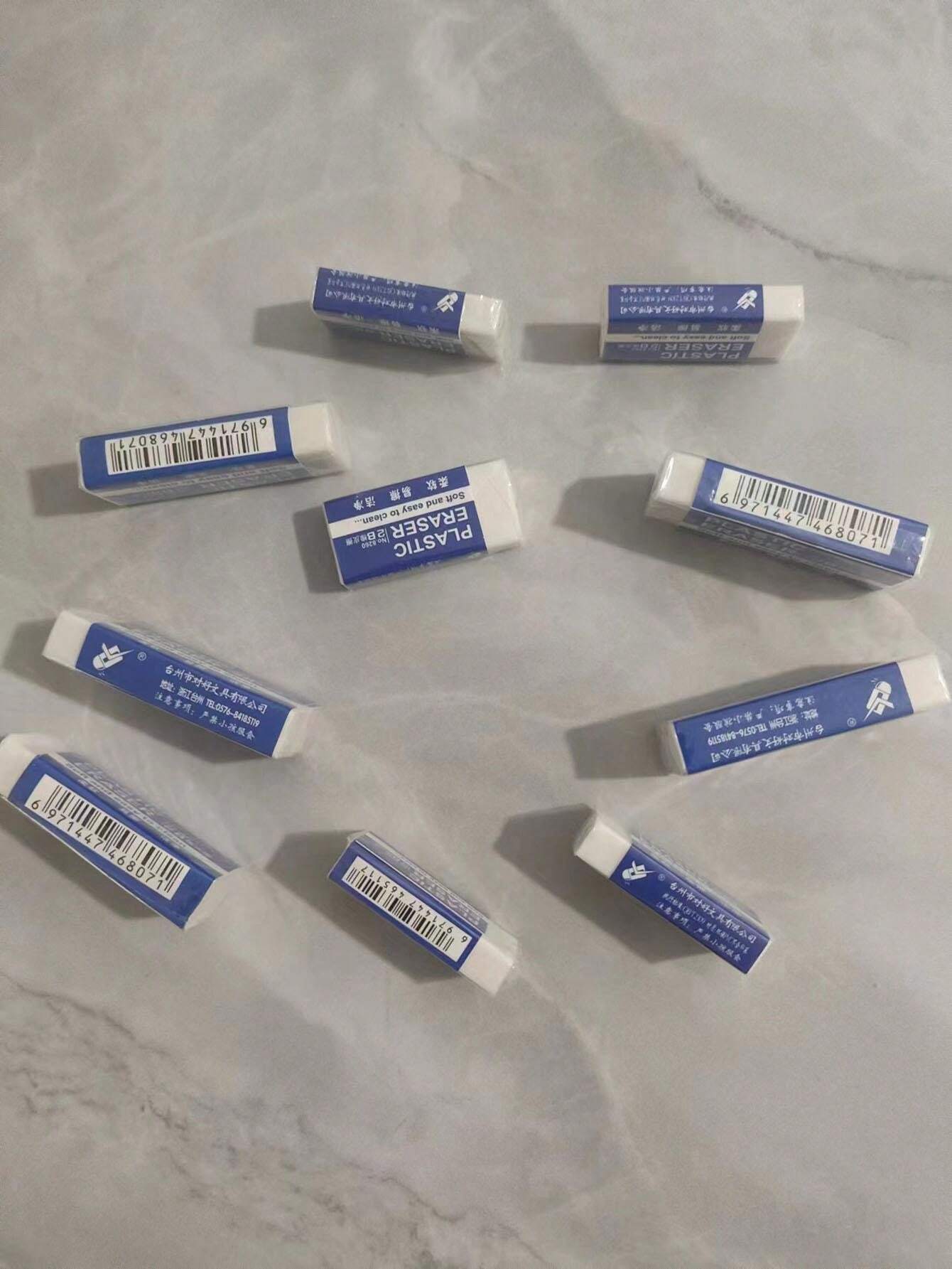 5pcs/10pcs/15pcs Simple Design Erasers For Students, Exam, Drawing ...