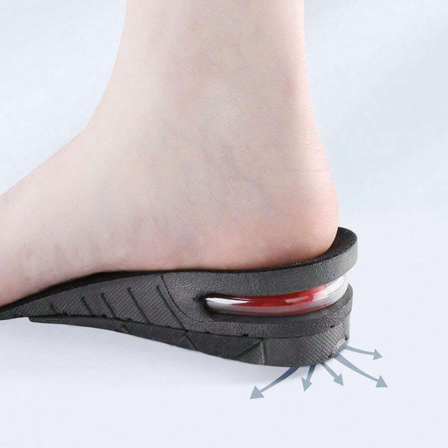 1 Pair Silicone Multilayer Removable Insoles, Hidden Lift Inserts ...