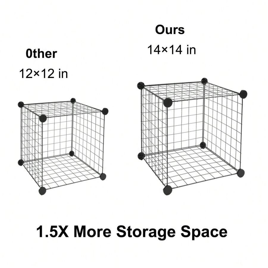 16-Cube Organizer Cube Storage Storage Shelves Wire Cube Storage ...