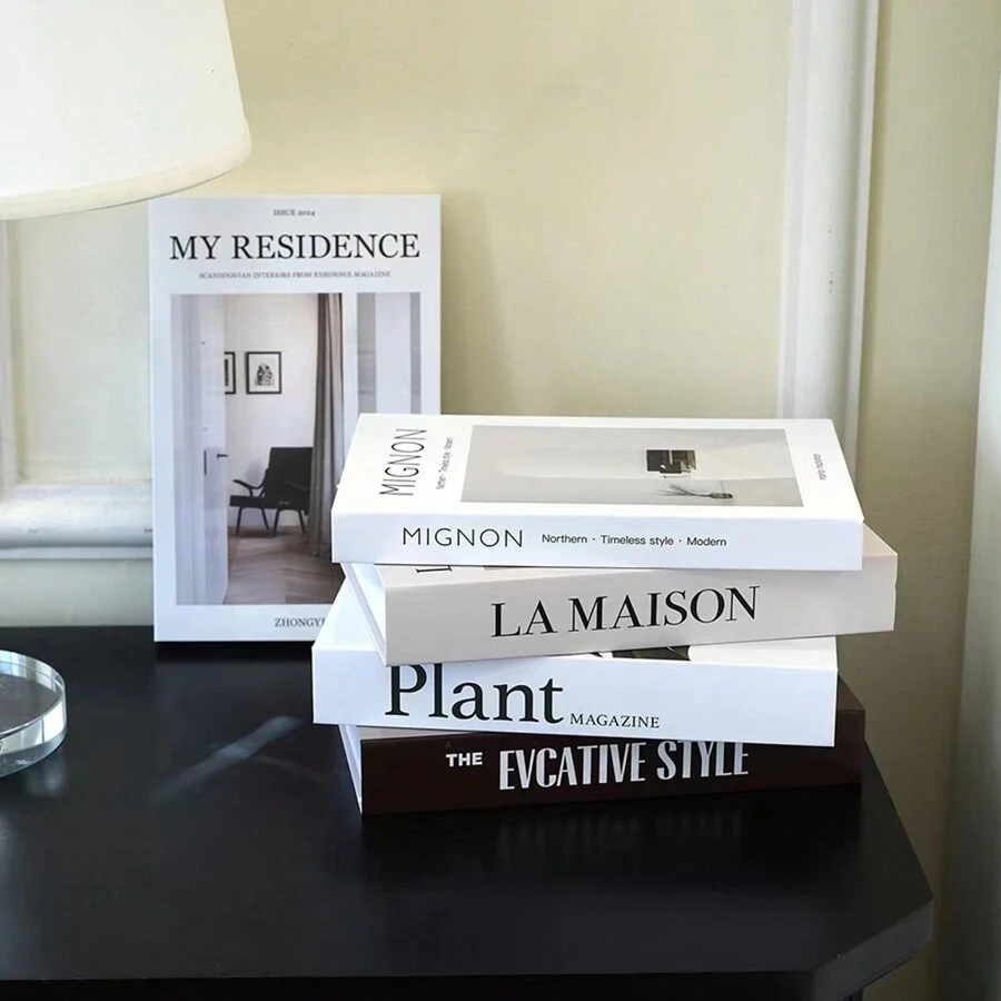 Folding Modern Fake Books, Luxury Artificial Books, Home Decor, Photo ...