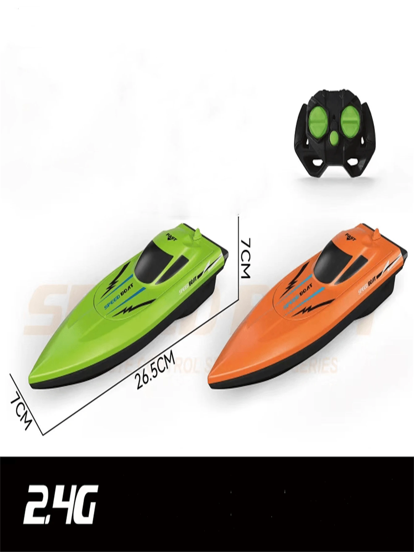2.4G 4-Channel Remote Control Boat With Dual Motors, Long Endurance ...