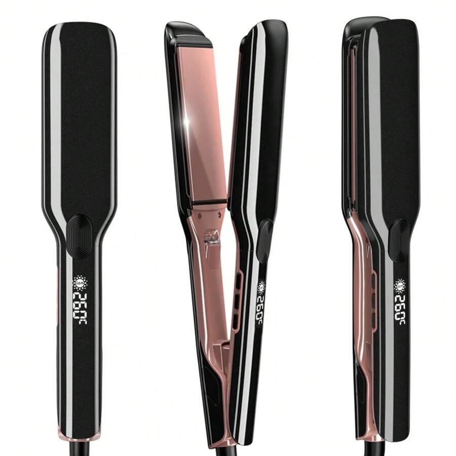 Hair Straightener 260°C Ionic Hair Flat Irons Ceramic Coating Plate ...