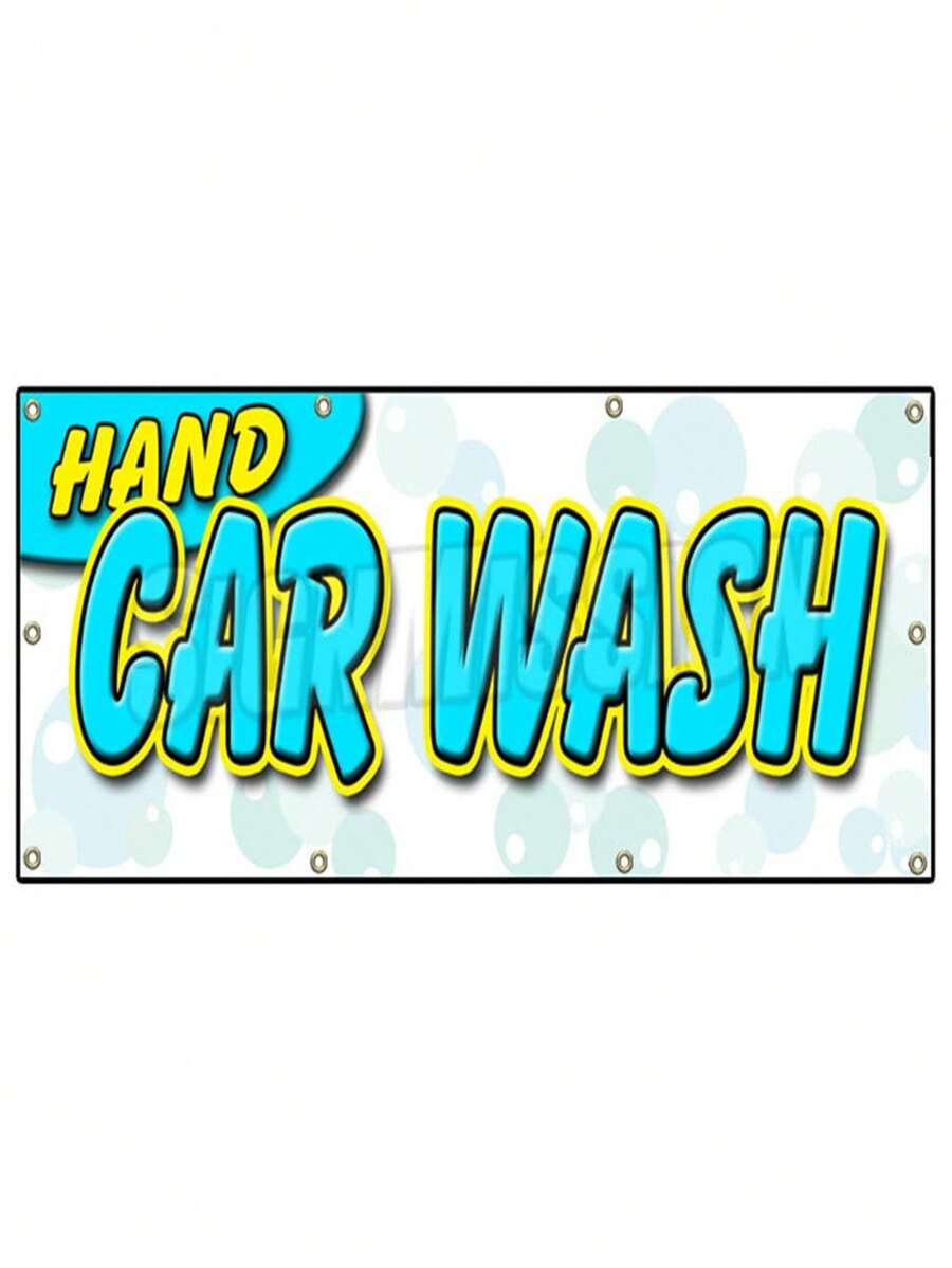 Unbeatablesale SignMission B-96 Hand Car Wash 36 X 96 In. Hand Car Wash ...