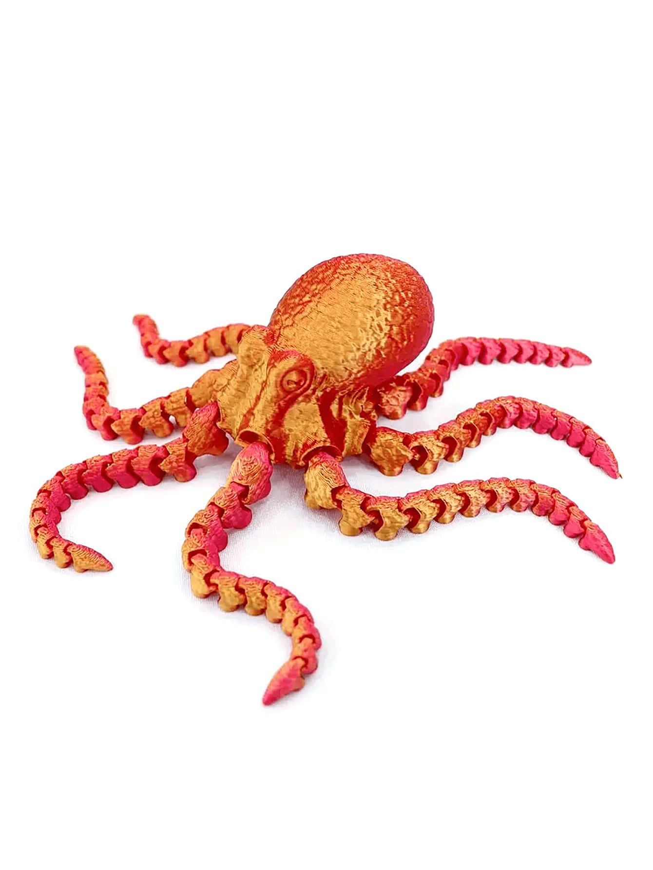 3D Printed Octopus Decor For Home & Office Desk, Oceanic Animal Desktop ...