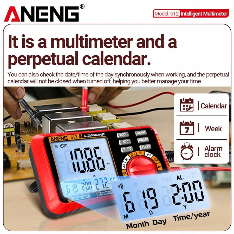 ANENG 612 Smart Multimeter Real-Time Power-Off Measuring Tester AC ...