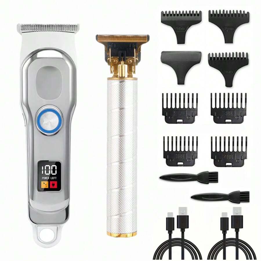 Rechargeable Electric Beard Trimmer, Household Hair Clipper For Men ...