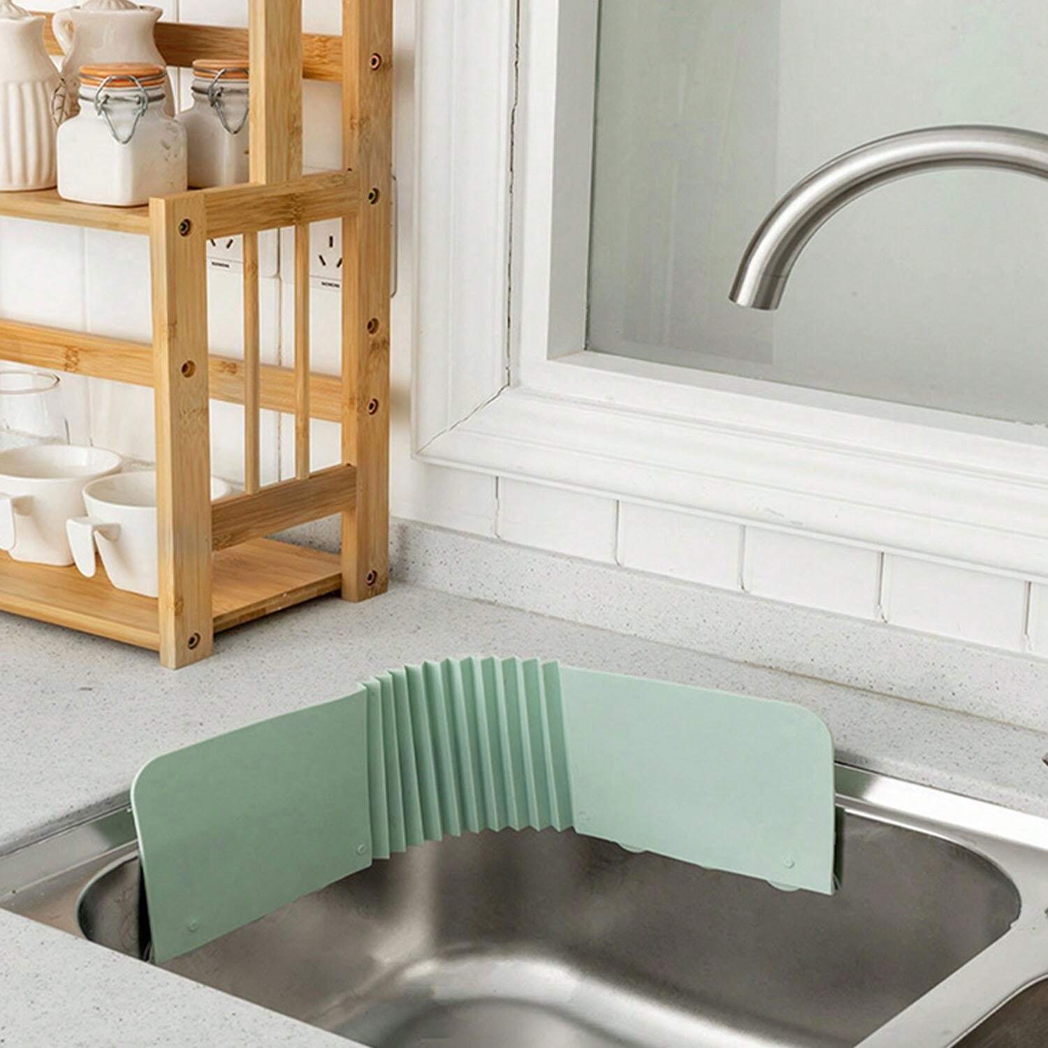 Kitchen Sink Folding Water Baffle Board The Suction Cup At The Bottom ...