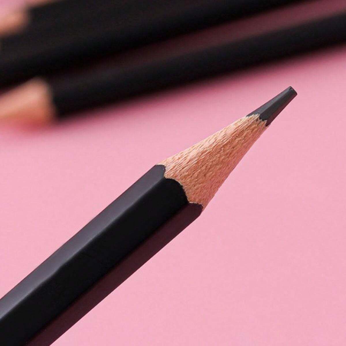 12 crayons 2B rouges et noirs simples et atmosphériques, confortables à ...