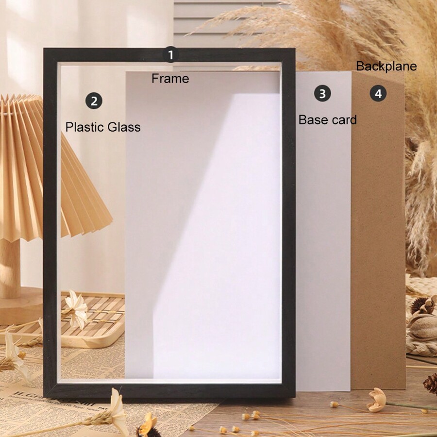 Shadow Box Photo Frame, Dried Flower Frame, Deep Hollow Display For ...