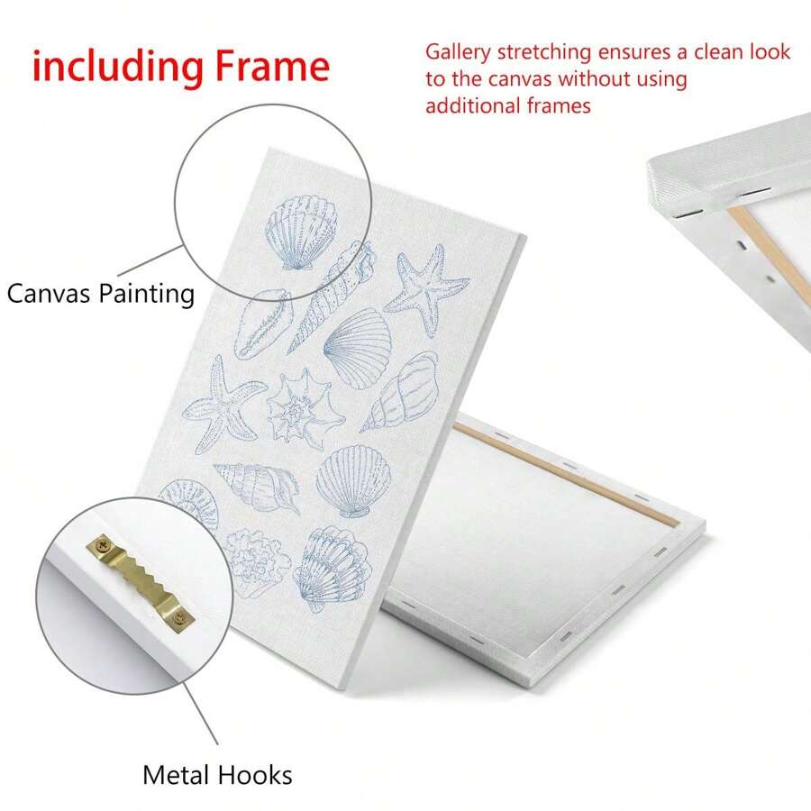 Coastal Wall Set 3 Pieces/Set, Coastal Aesthetics, Beach Printing ...