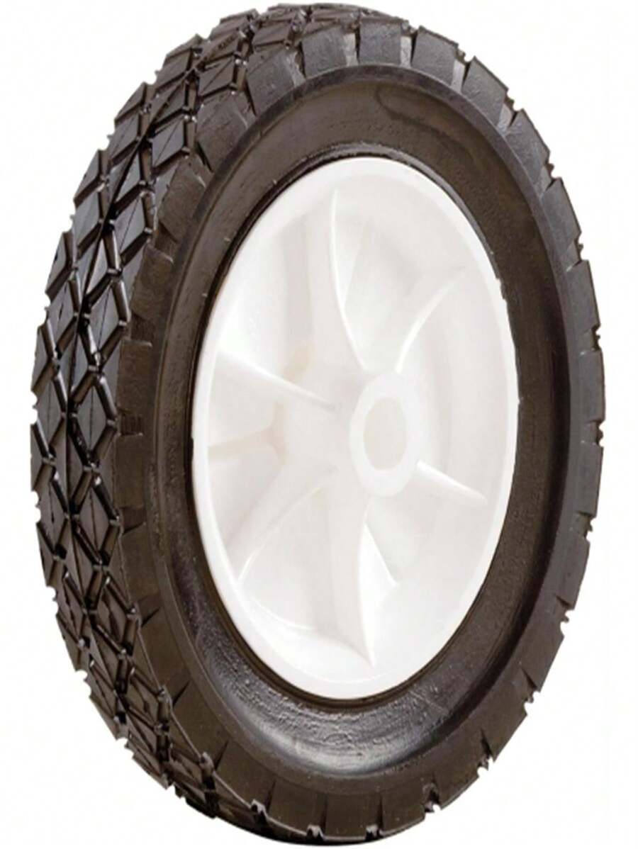 Shepherd 9611 7 In. X 1.5 In. Plastic Hub Semi Pneumatic Rubber Tire ...