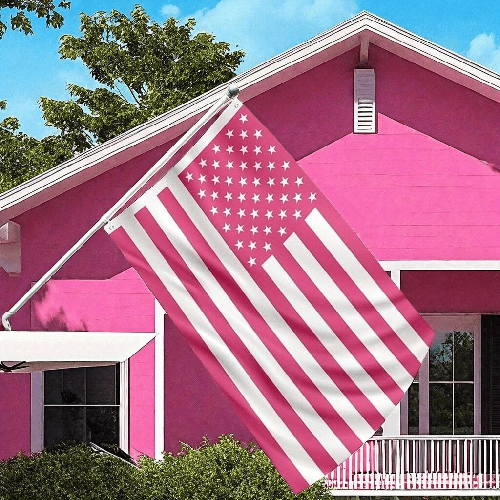Pink American Flag Standard United States Flag, 3x5ft USA Polyester ...