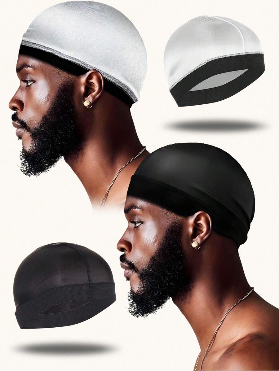 1pc Wave Cap, Silk Stocking Wave Caps For 360 Waves, Silky Durag For ...