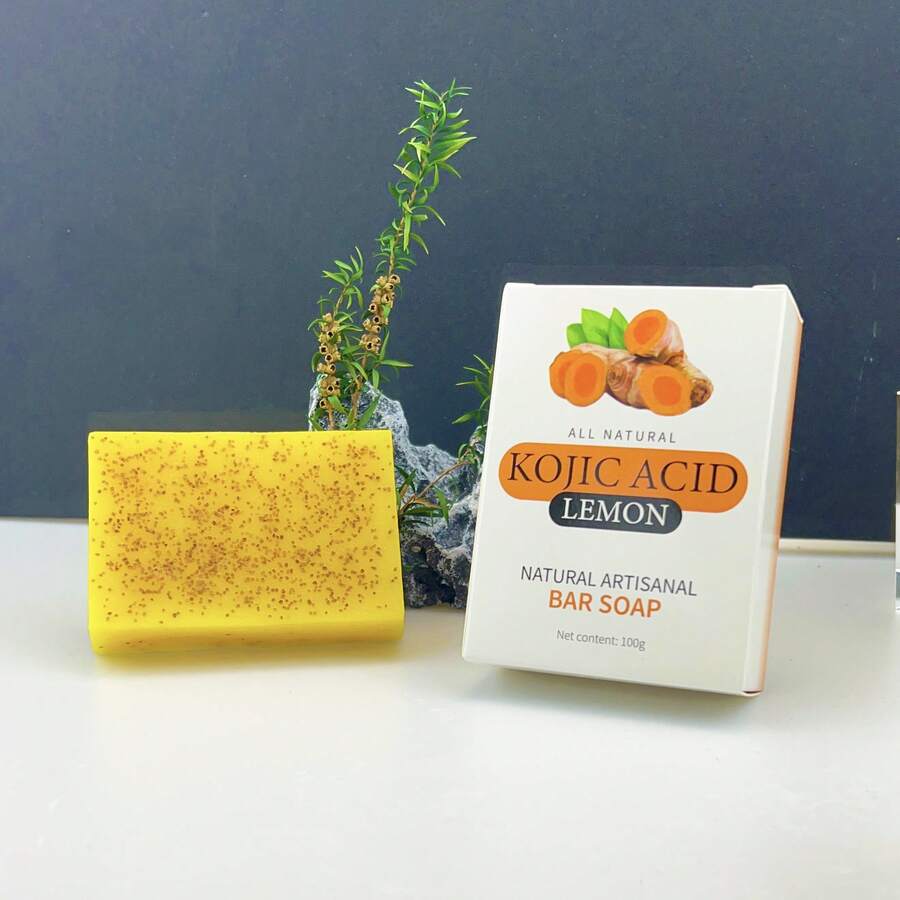 Handmade Lemon, Citric Acid & Turmeric Soap For Brightening And ...