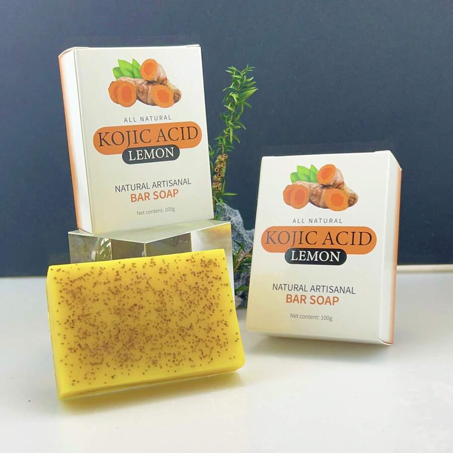 Handmade Lemon, Citric Acid & Turmeric Soap For Brightening And ...