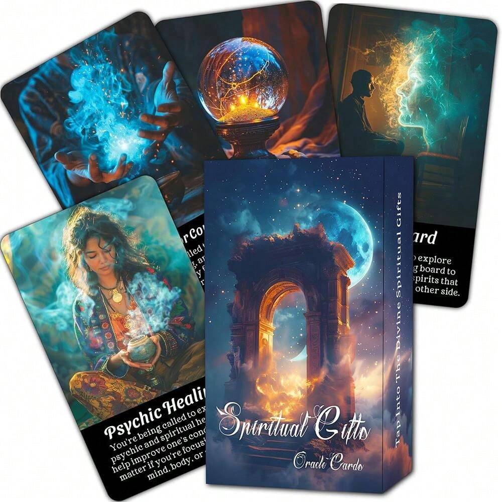 Spirit Oracle Cards, Spiritual Intuitive Gift Oracle Cards, Mystic ...