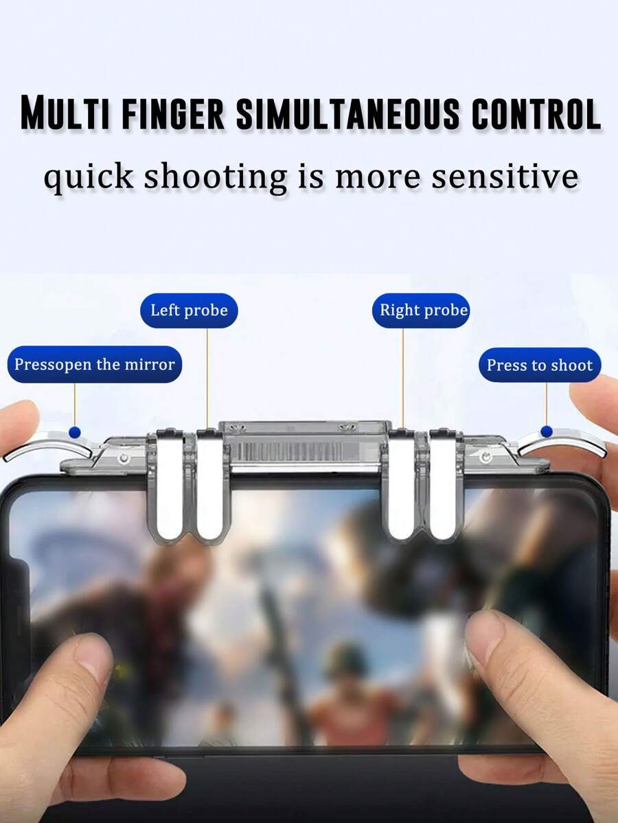 Chicken Dinner Pro Automatic Rapid Fire Six Fingers Mobile Game Trigger For IOS And Android ...
