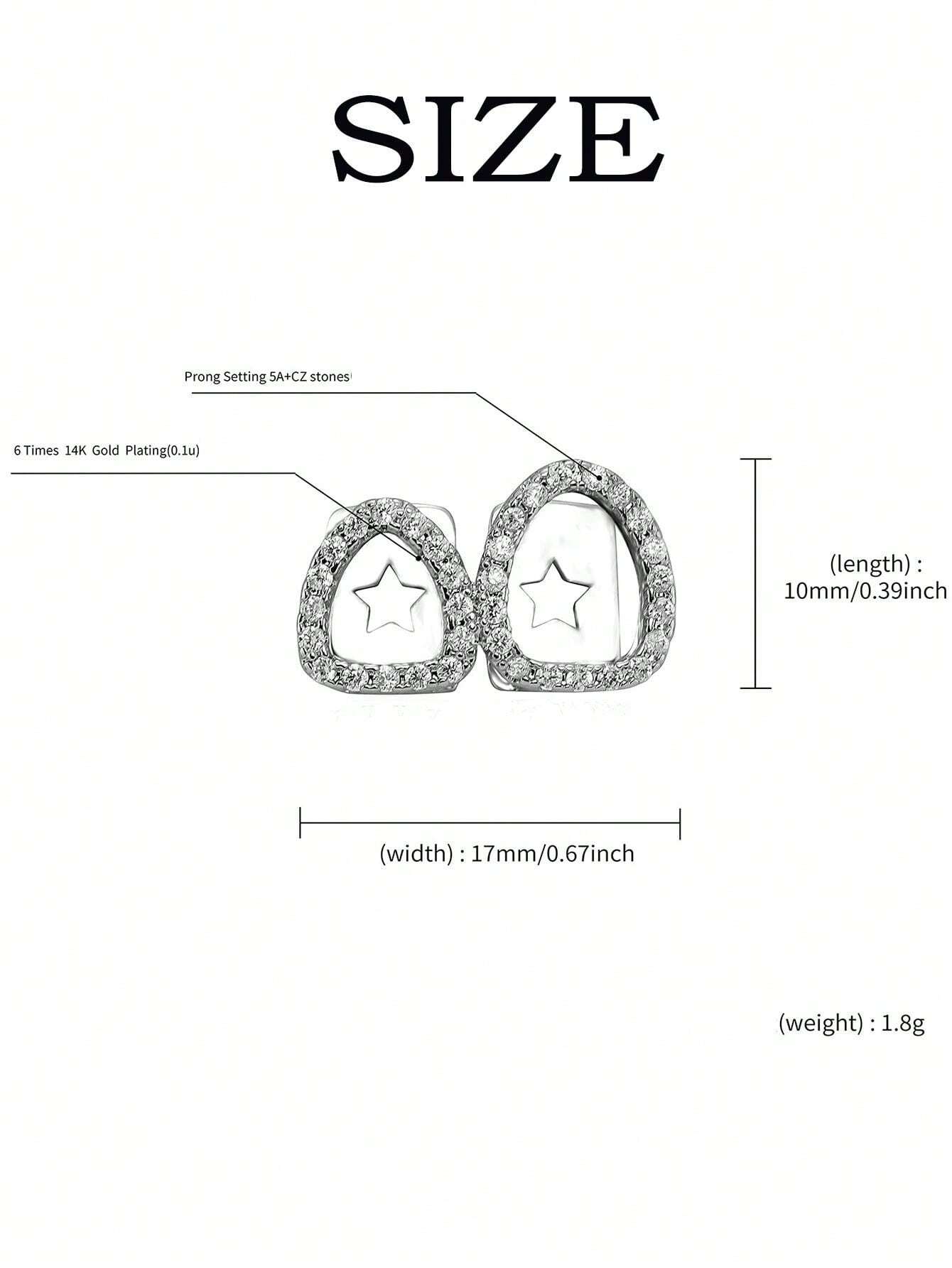 Hip Hop Teeth Grillz Men Women Iced Out Double Tooth Grillz Cap Dental ...