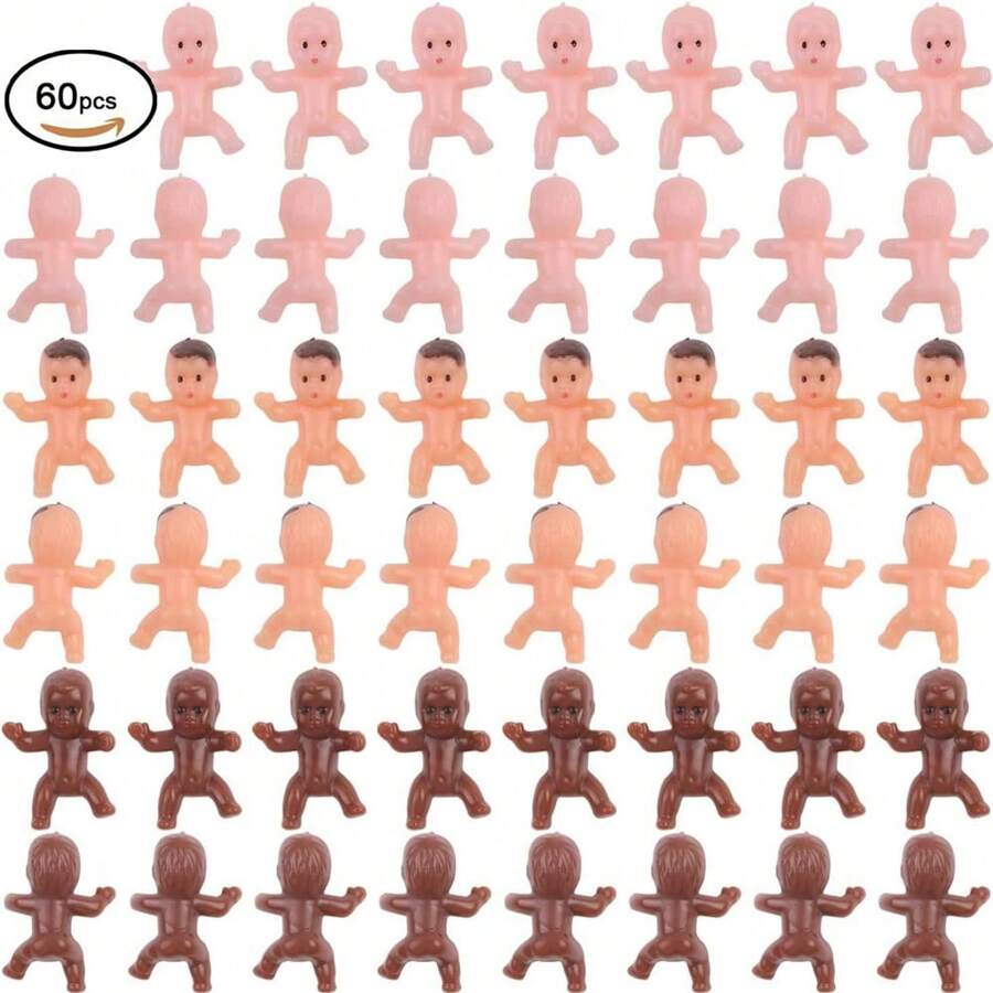 30/60pcs 1 Inch Mini Plastic Figurines, Tiny King Sculptures, Suitable ...