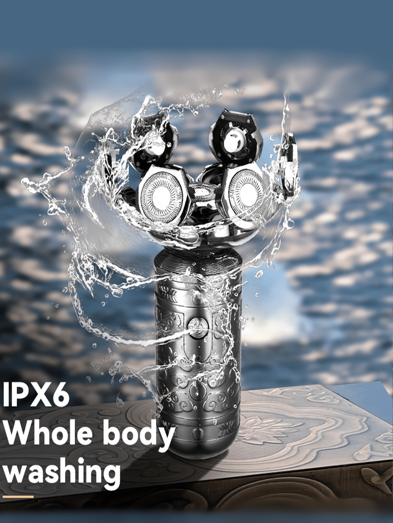 Kemei USB Rechargeable Portable Mini Waterproof Electric Shaver Kemei ...