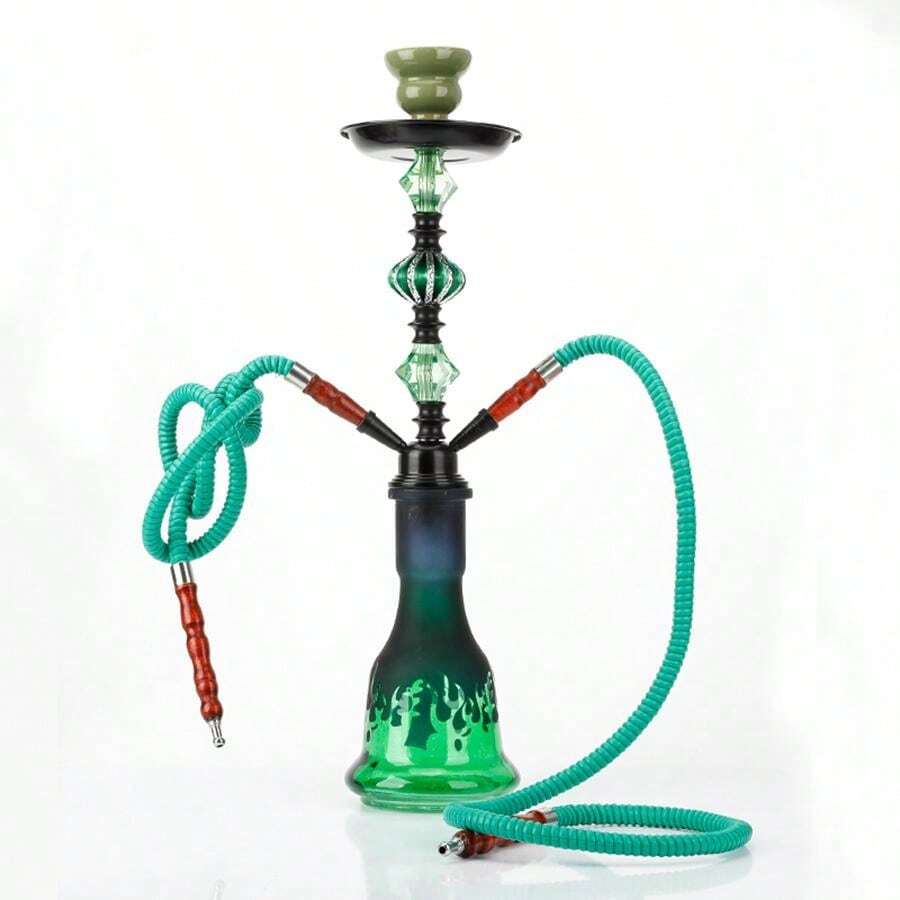 In-Stock Double-Tube High-End Hookah Vase, Middle Size, Metallic ...