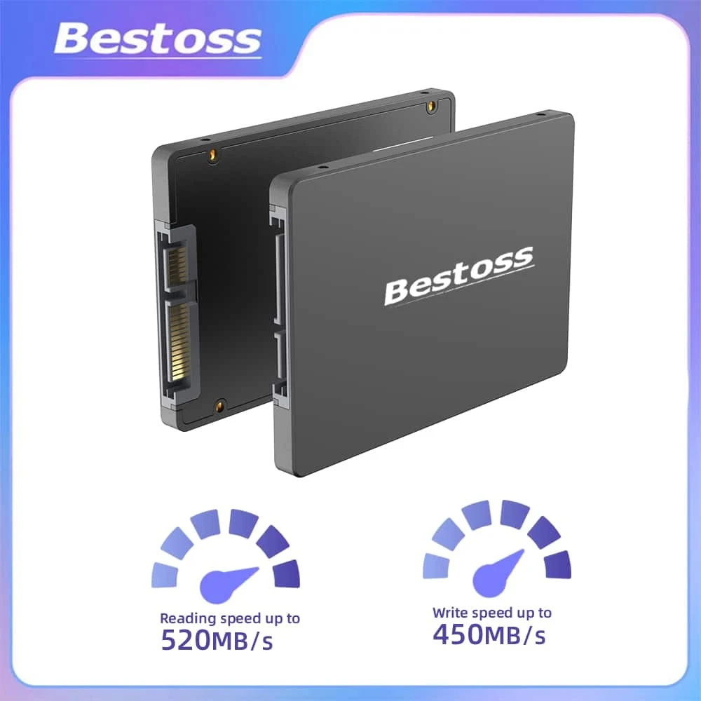 Bestoss 2,5" SATA III SSD 3D NAND Flash 120GB 128GB 240GB 256GB 480GB 512GB 1TB interne Solid ...