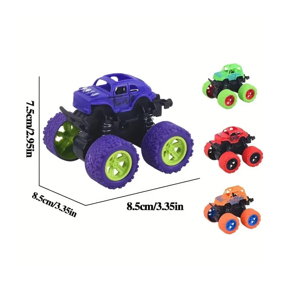 Monster Truck Toy - Friction Driven Toy Car Push Pull Children's ...