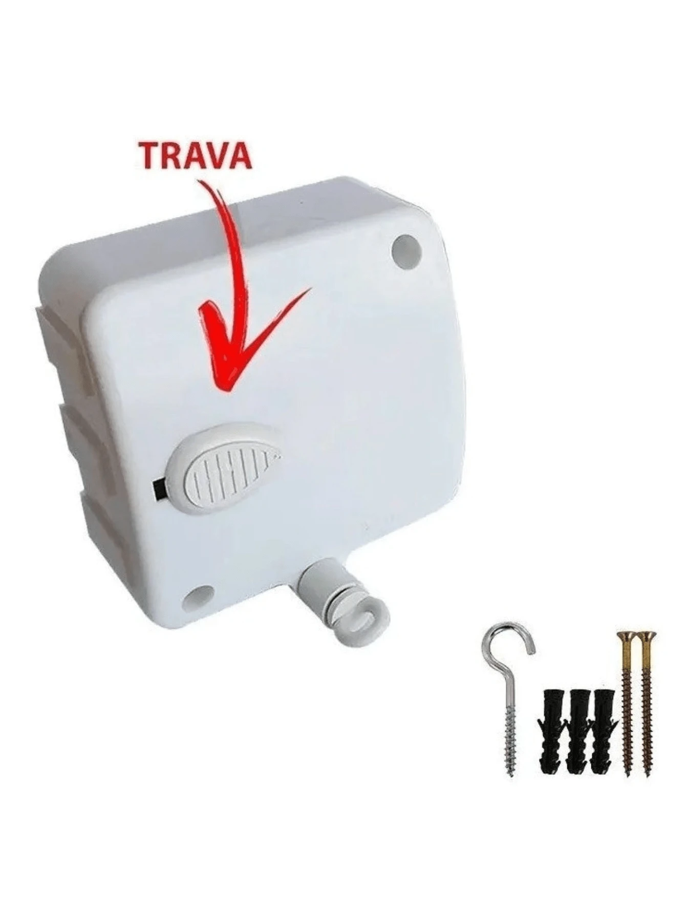 Modular Automatic Retractable Clothesline 3 Pieces With 6 Meters Indoor ...