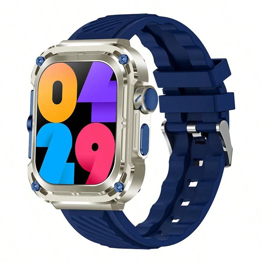 2.1-Inch Square Dial Smart Watch, Showing Date And Weather, Suitable ...