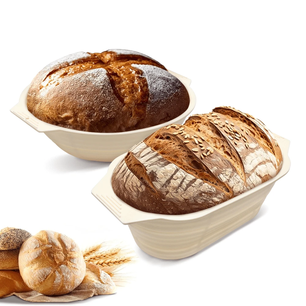 1 pieza Cesta de leudado de pan de silicona, suministros para hornear ...